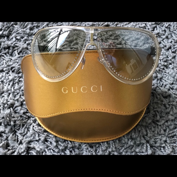 Gucci | Accessories | Authentic Gucci Women Rhinestone Sunglasses ...